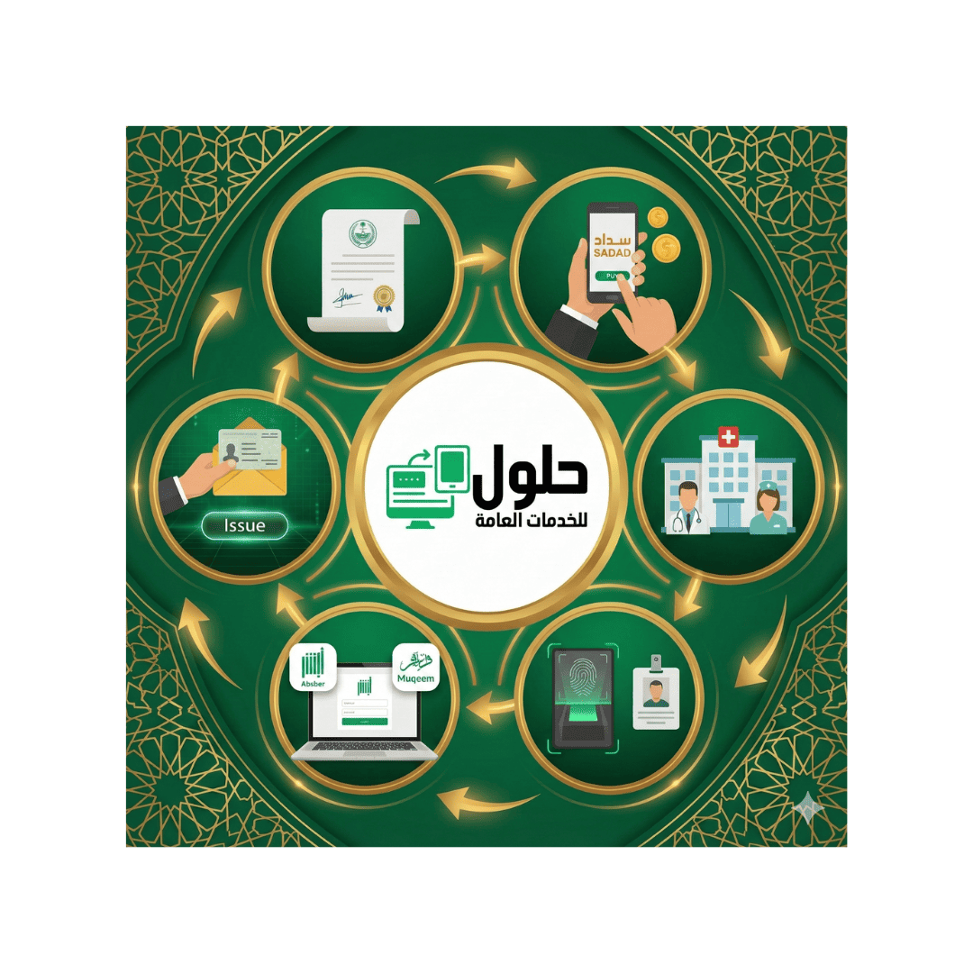 خطوات إصدار إقامة للموظف بعد إصدار رخصة العمل - حلول للخدمات العامة