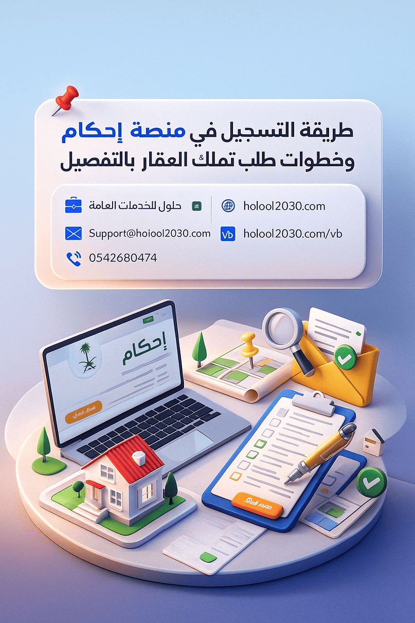 طريقة التسجيل في منصة إحكام وخطوات تقديم طلب تملك العقار بالتفصيل ...